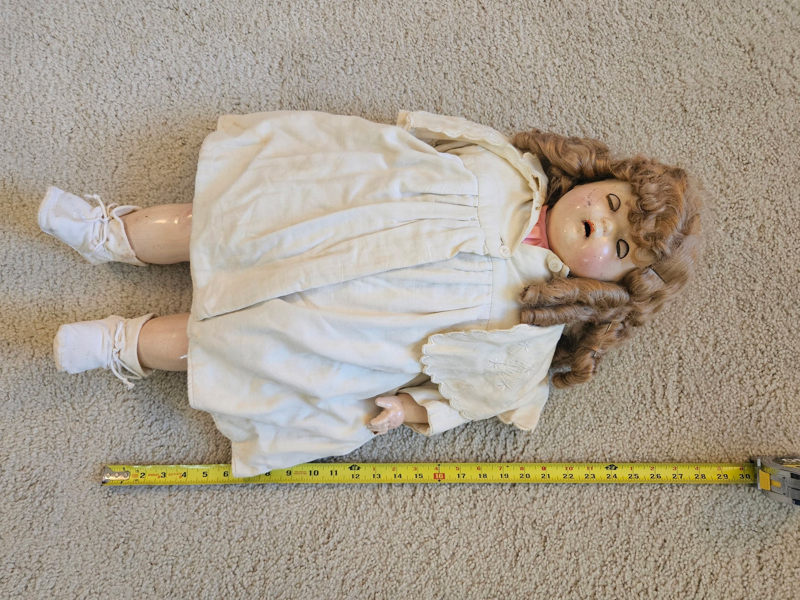 1920s Effanbee Marilee? Mama Doll 27" Bisque Composition Doll ...