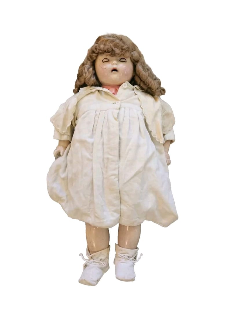 1920s Effanbee Marilee? Mama Doll 27" Bisque Composition Doll ...