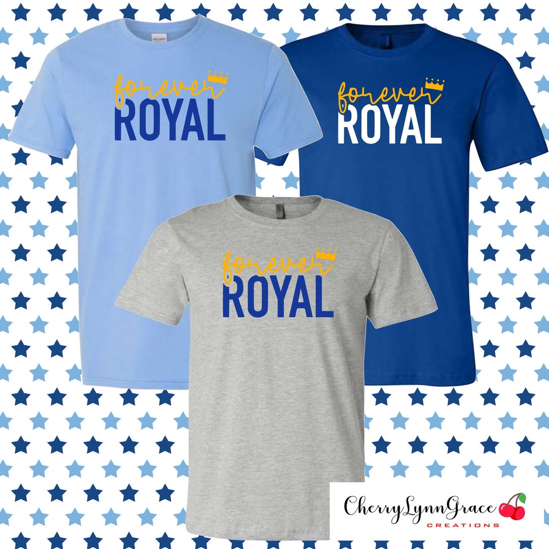 Forever Royal Shirt Kansas City Royals Shirt KC Shirt Salvy MLB Kaufman ...
