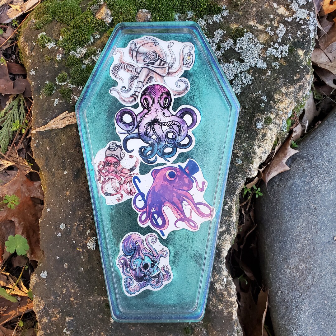 Octopus Coffin Shaped Tray - Etsy