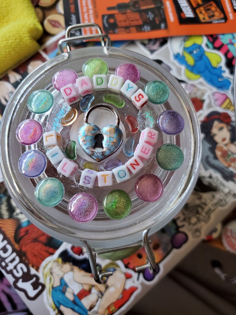 Custom Commissioned Stashjar Made to Order Personalized - Etsy