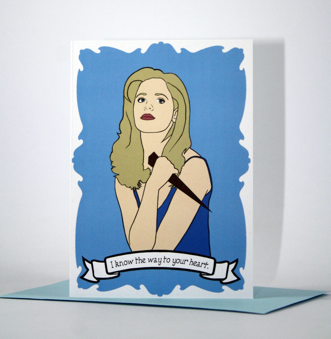 Buffy Any Occasion Heart Greeting Card - Etsy