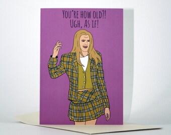Cher Greeting Card - Etsy