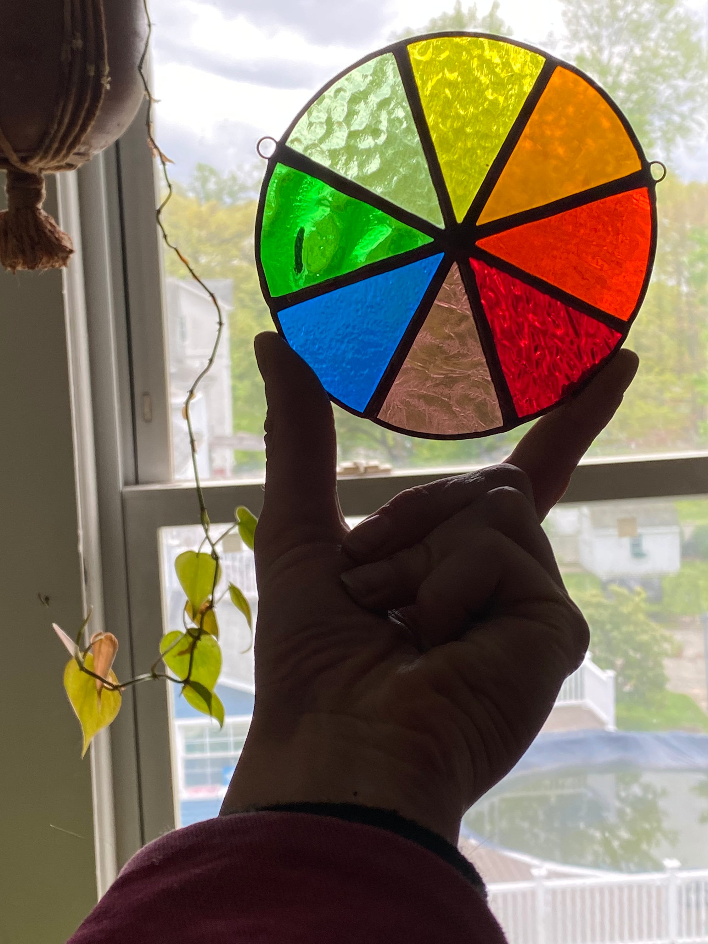 Stained Glass Color Wheel - Etsy