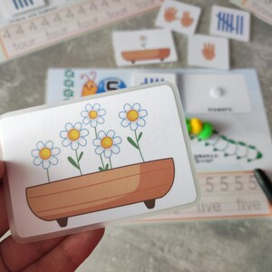 Busy Book, Counting Activity, Preschool Math, Preschool Activities ...