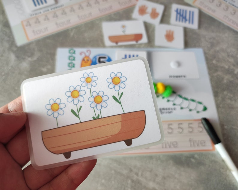 Busy Book Counting Activity Preschool Math Preschool - Etsy