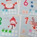 Christmas NUMBER 1-10 Play Dough Mat, Printable Playdough Activity ...