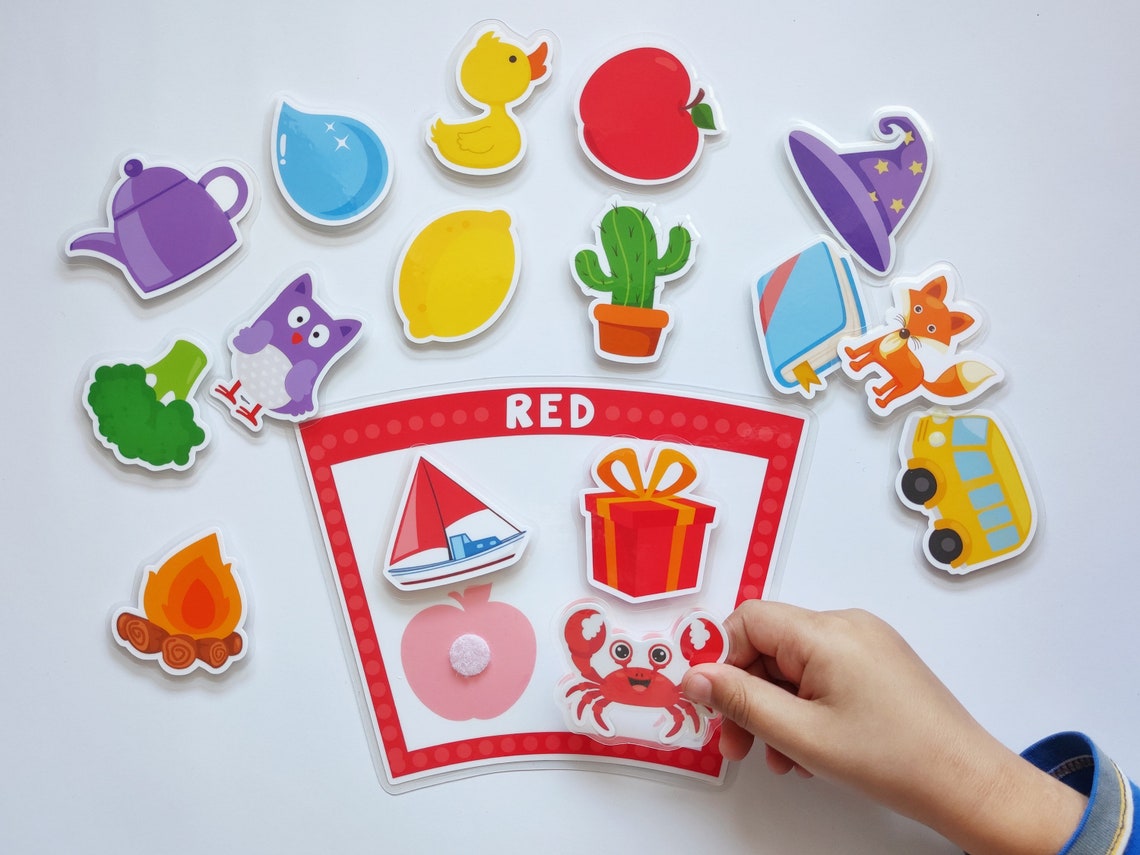 Printable Rainbow Color Sorting Activity for Toddlers - Etsy UK