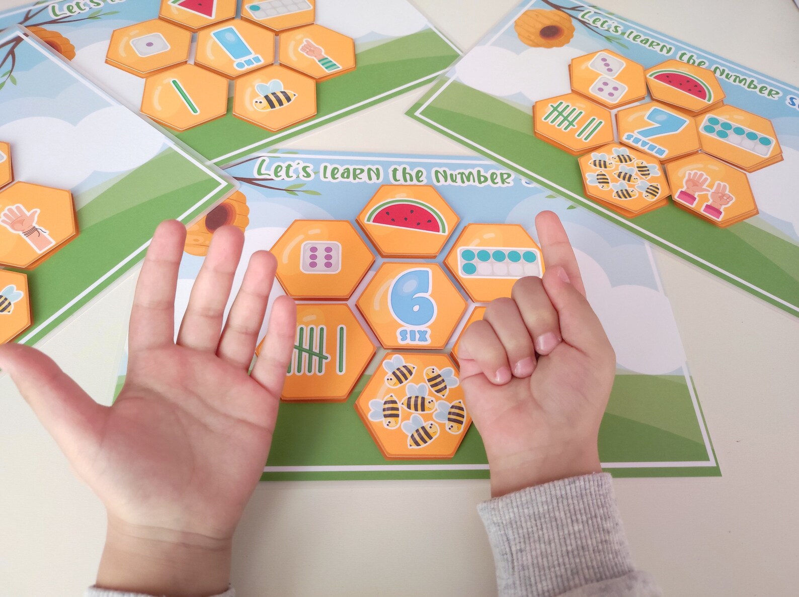 Counting Busy Book Counting Activity Preschool Math Busy | Etsy