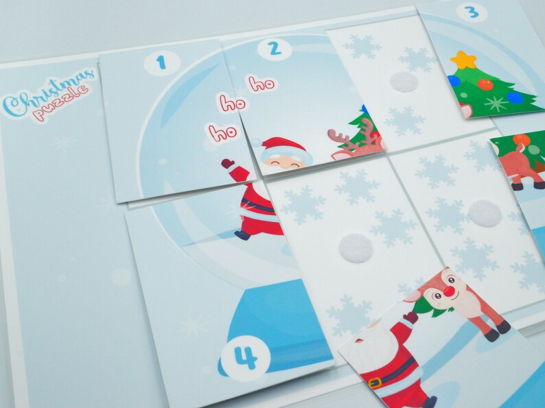 Printable Christmas Busy Book Toddler Activity Binder - Etsy