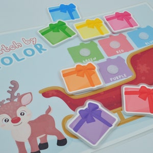 Printable Christmas Busy Book, Toddler Activity Binder, Toddler Busy ...