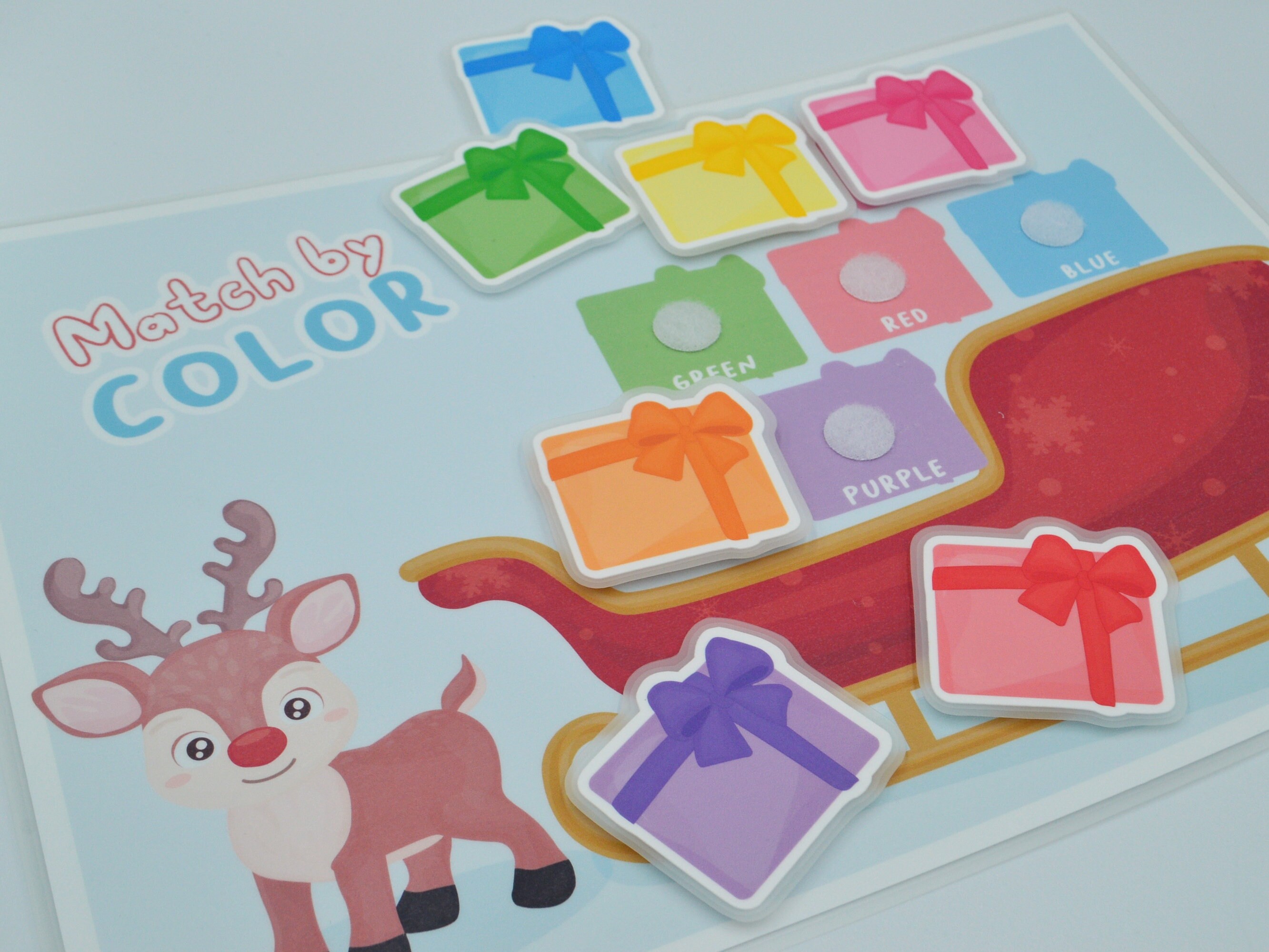 Printable Christmas Busy Book Toddler Activity Binder | Etsy