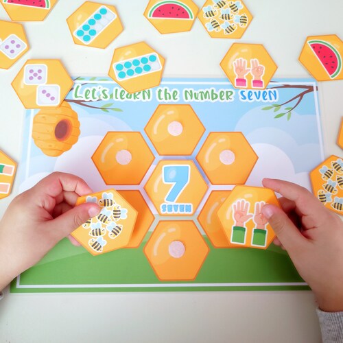 Counting Busy Book Counting Activity Preschool Math Busy - Etsy