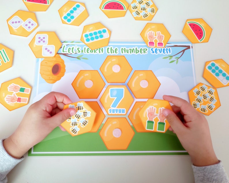 Counting Busy Book Counting Activity Preschool Math Busy - Etsy