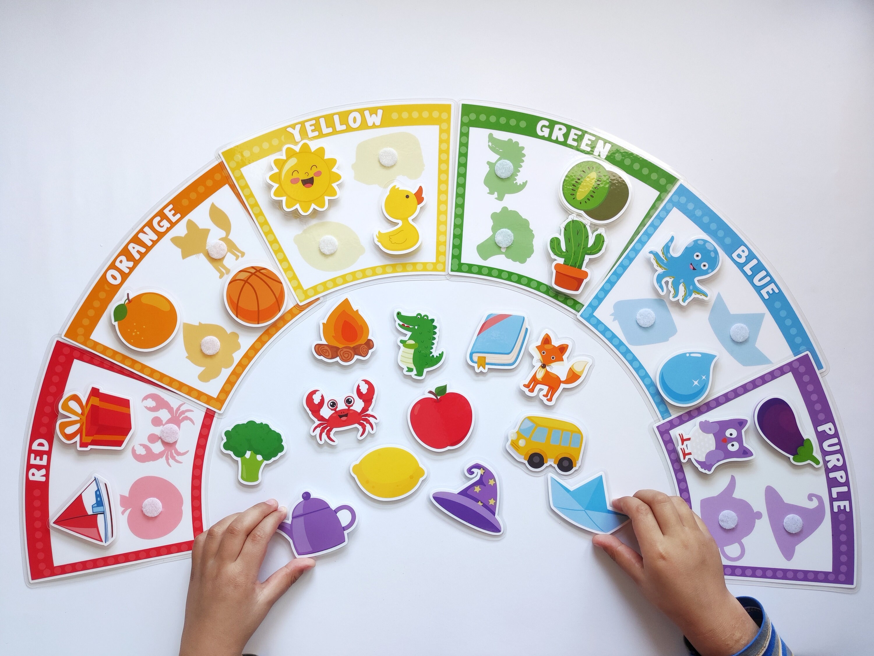 Printable Rainbow Color Sorting Activity for Toddlers - Etsy UK