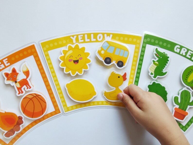 Printable Rainbow Color Sorting Activity for Toddlers - Etsy UK