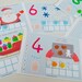 Christmas NUMBER 1-10 Play Dough Mat, Printable Playdough Activity ...