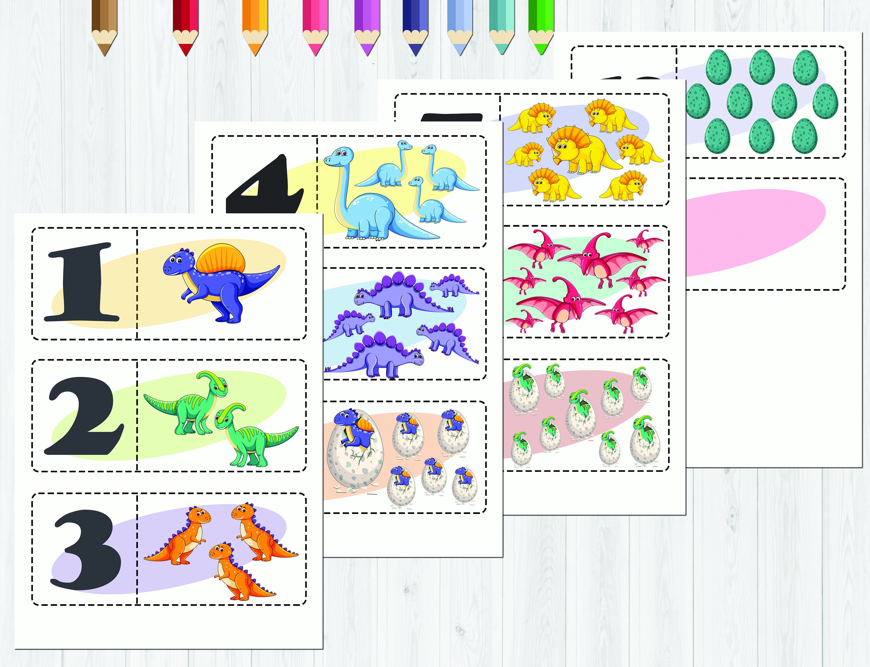 Dinosaur Learning Pack Preschool Printables Preschool | Etsy