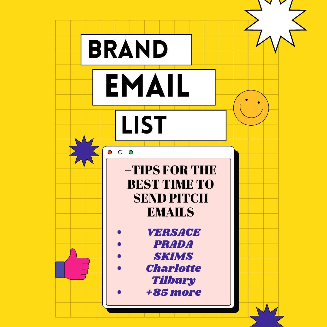 Influencer Brand Email List 2025 (+tips on Best Time to Send a Pitch ...