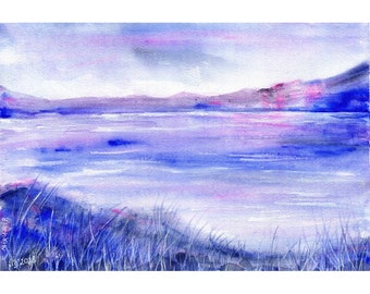 Semi Abstract Watercolor Painting Abstract Original - Etsy