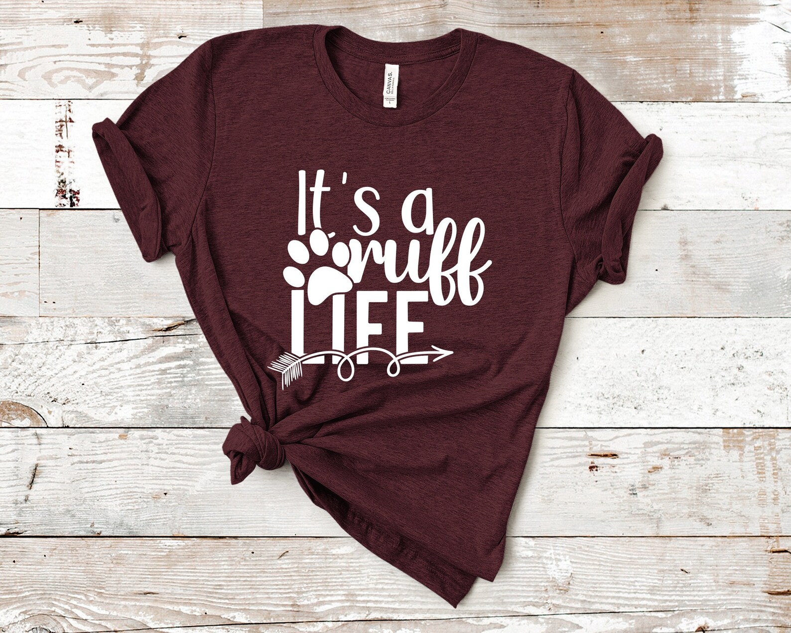 It is A Ruff Life Shirts, Funny Dog Shirt, Dog Owner Shirts, Dog Lover ...