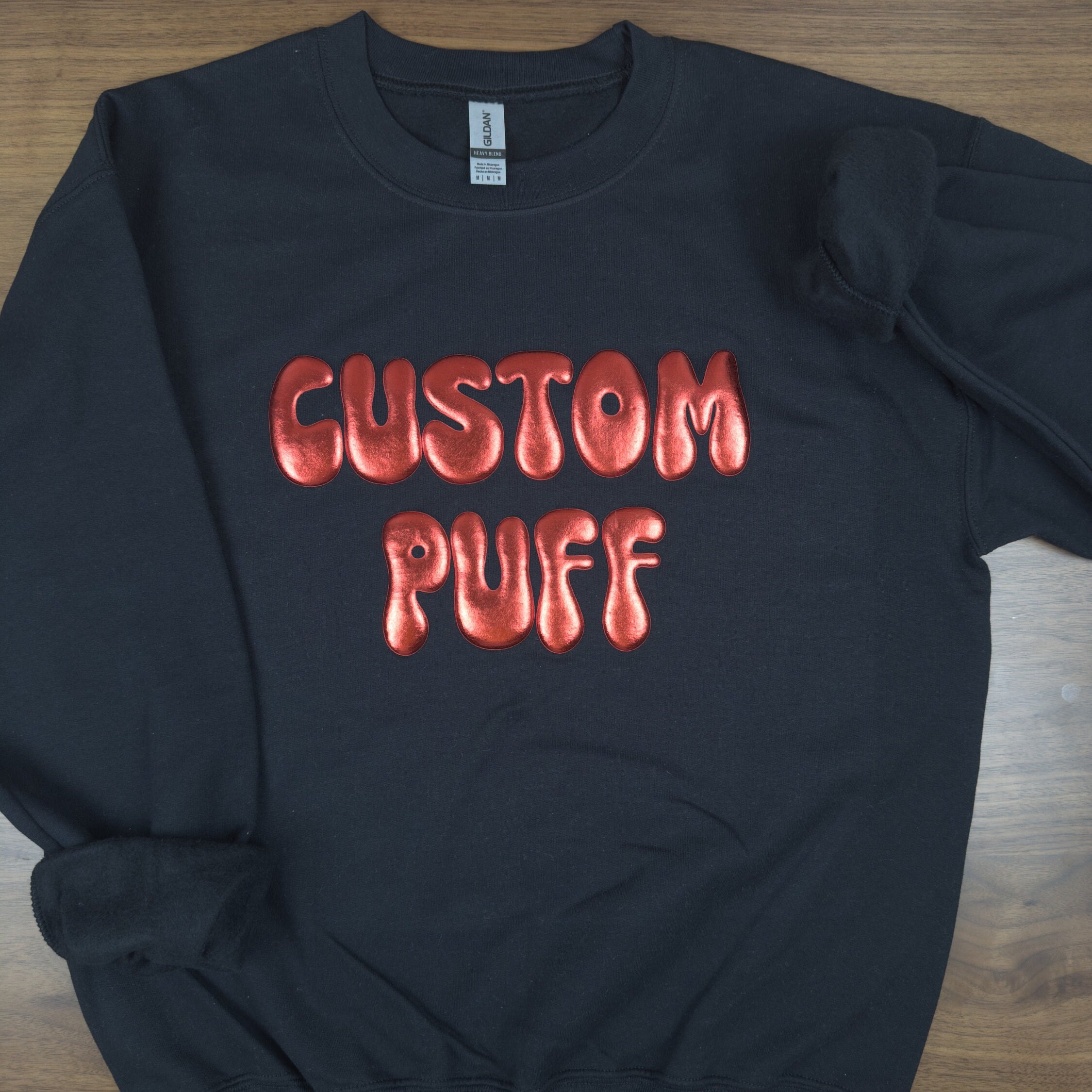 Custom Puff Sweatshirt, Puff Design Sweatshirt, Personalized Puff ...