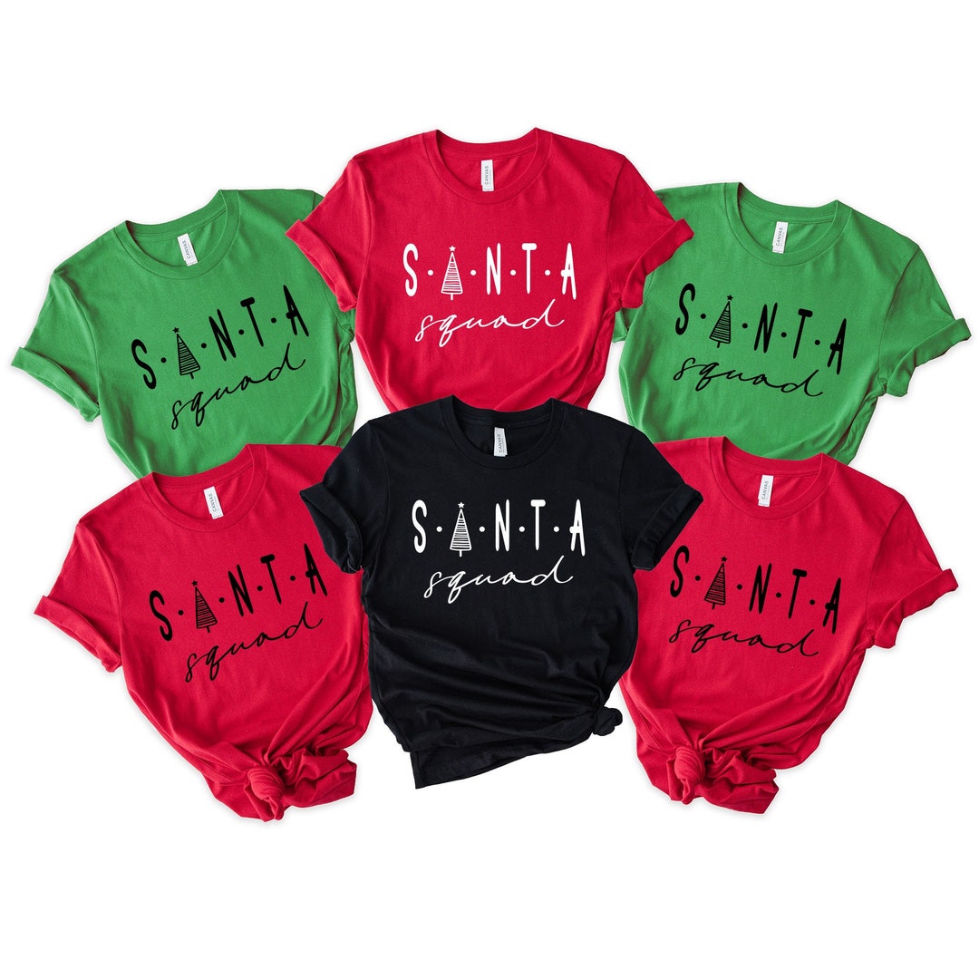 Santa Squad Shirt, Christmas Squad Shirt, Christmas Santa Shirt, Santa ...