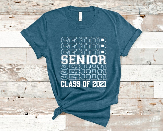 Senior 2021 Shirt Class of 2021 Shirt Graduation Shirt | Etsy