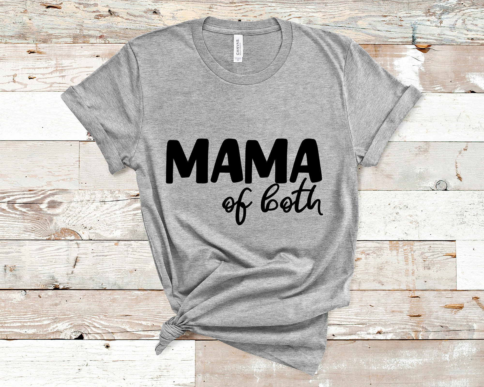 Mama of Both Shirts Mom Shirts Mom-life Shirt Mommy Shirt | Etsy