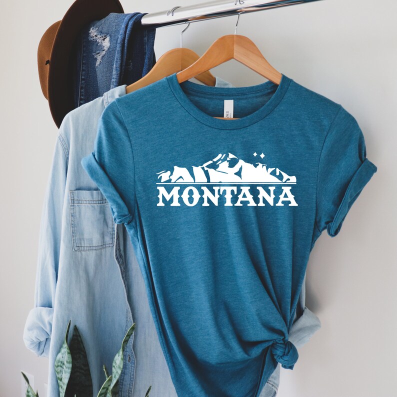 Montana Shirt Montana Tshirt Montana Gifts Montana - Etsy