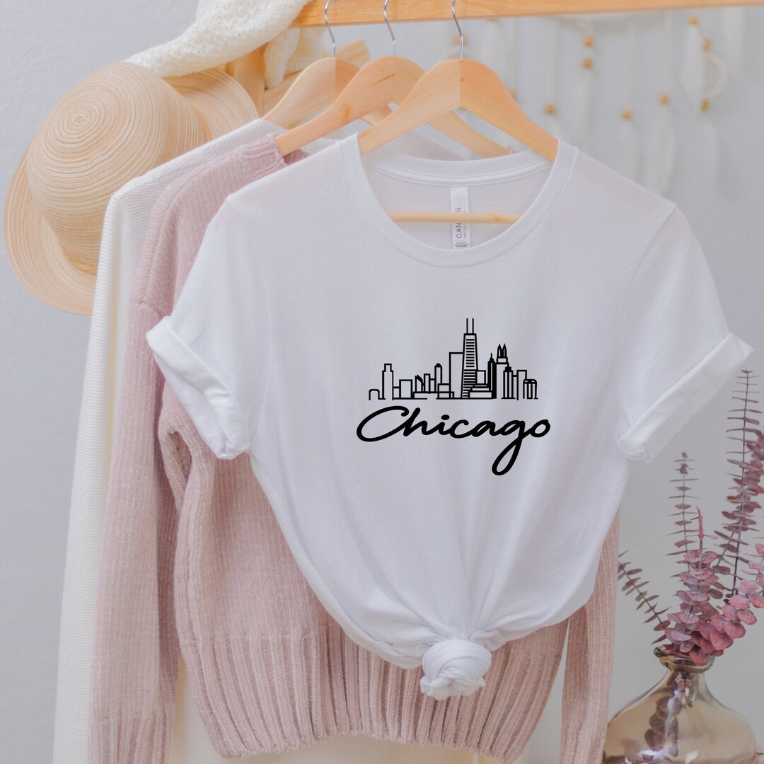 Chicago Shirt, Chicago City T-shirt, Chicago Tee, Chicago Souvenir ...