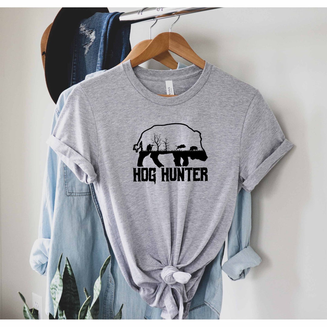 Hog Hunting Shirt, Hunting Lover Shirt, Hog Hunter Shirt, Wild Boar ...