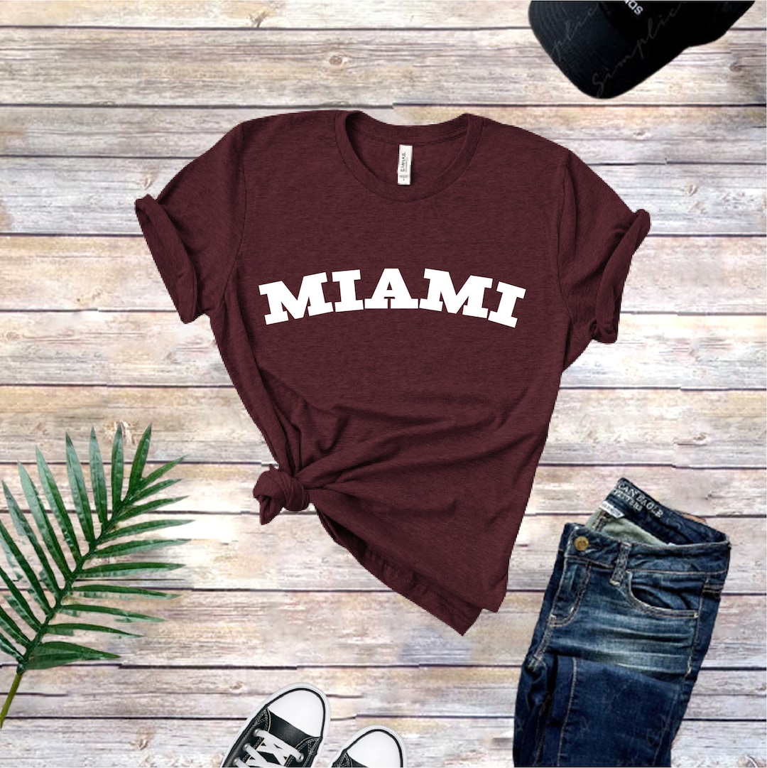 Miami Shirt, Miami Love Shirt, Miami Beach Shirt, Florida Shirt, Miami ...
