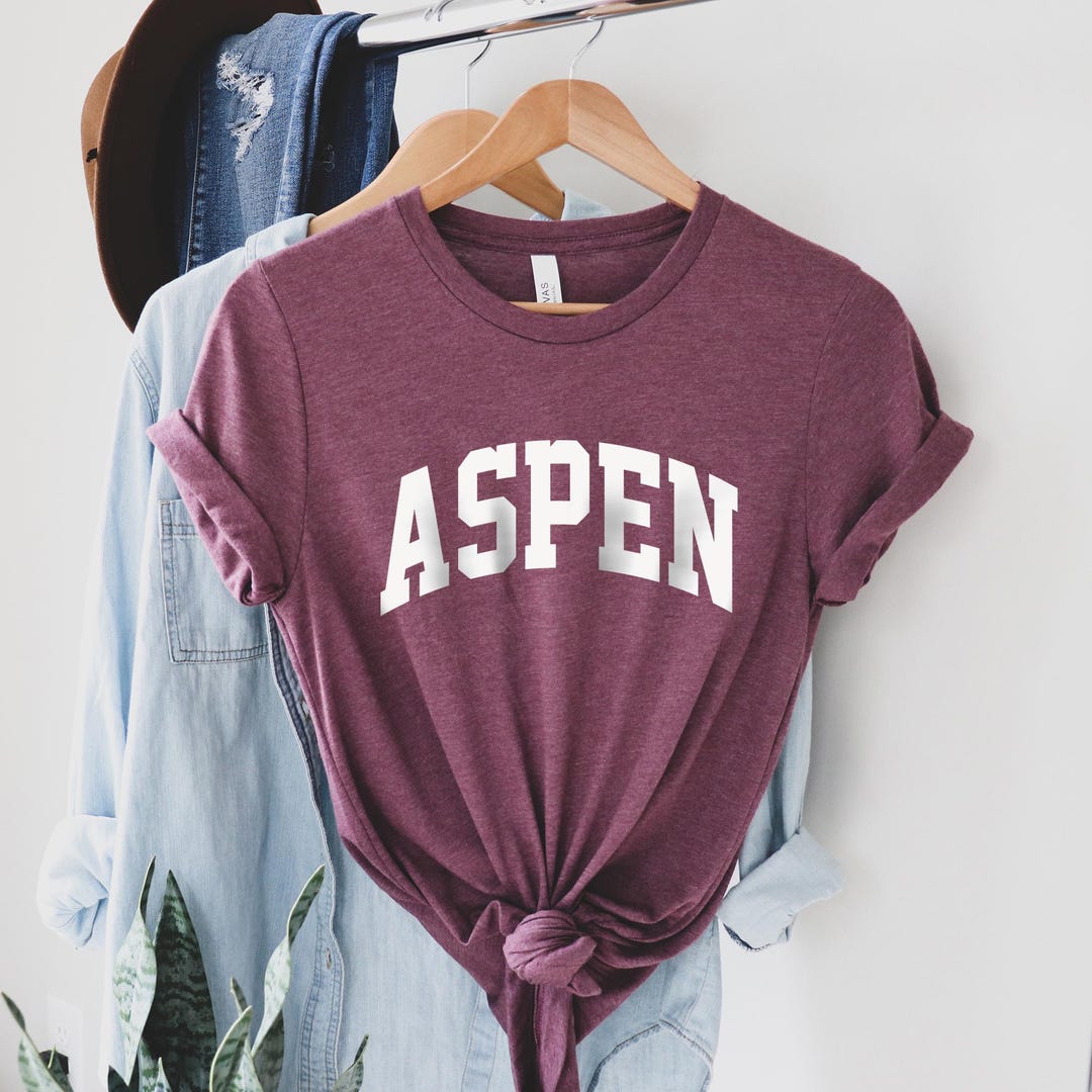 Aspen T-shirt, Colorado T-shirt, Colorado Gift T-shirt, Aspen Gift T ...