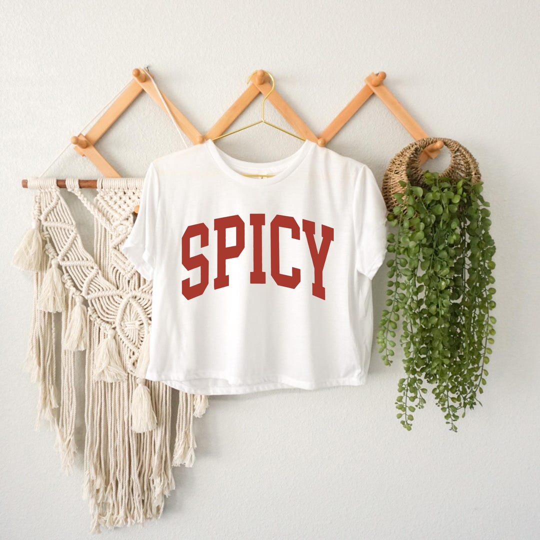 Spicy Crop Top, Sarcastic Sassy Crop Top, Meme Crop Top, Cute Crop Top for Girl, Funny Crop Top ...