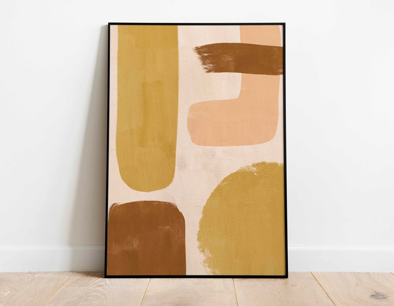 Basic Shapes Art Print Lines and Shapes Poster Printable | Etsy