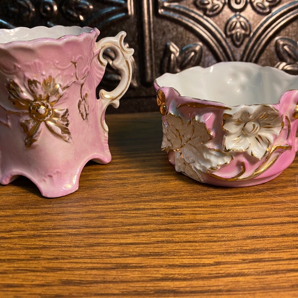 Antique Pink Lusterware - Etsy
