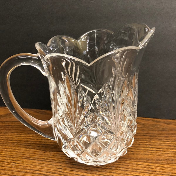 Antique Crystal Pitcher - Etsy