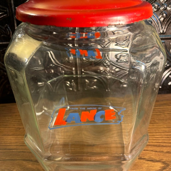 Vintage Candy Jar - Etsy