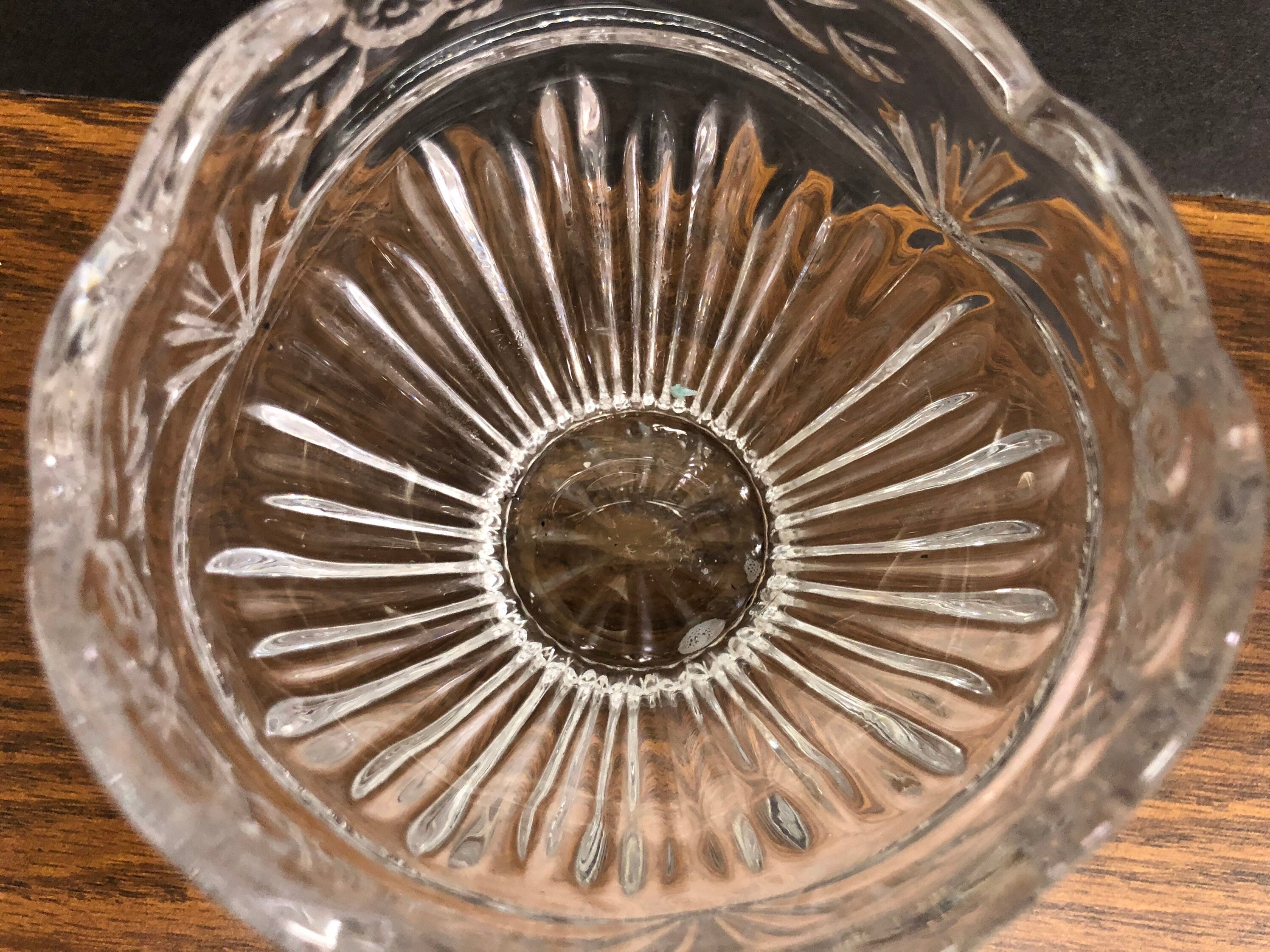 Oneida Crystal Potpourri Bowl Southern Garden Rose | Etsy