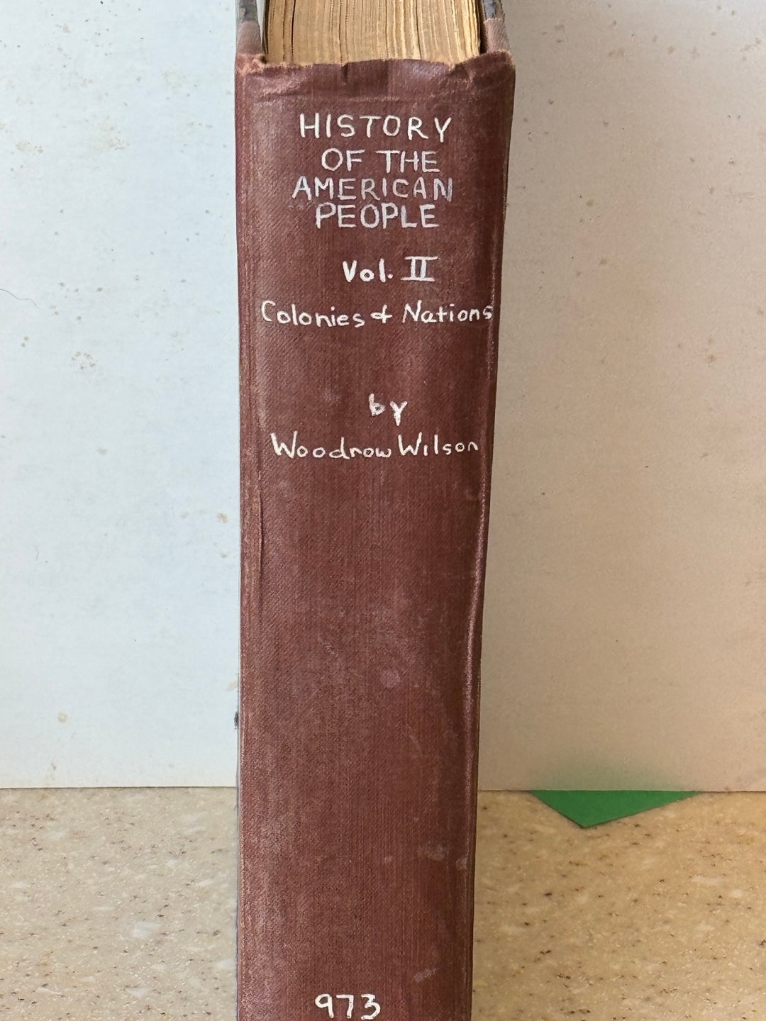 1902 History of the American People, Volume Two Colonies and Nations by ...