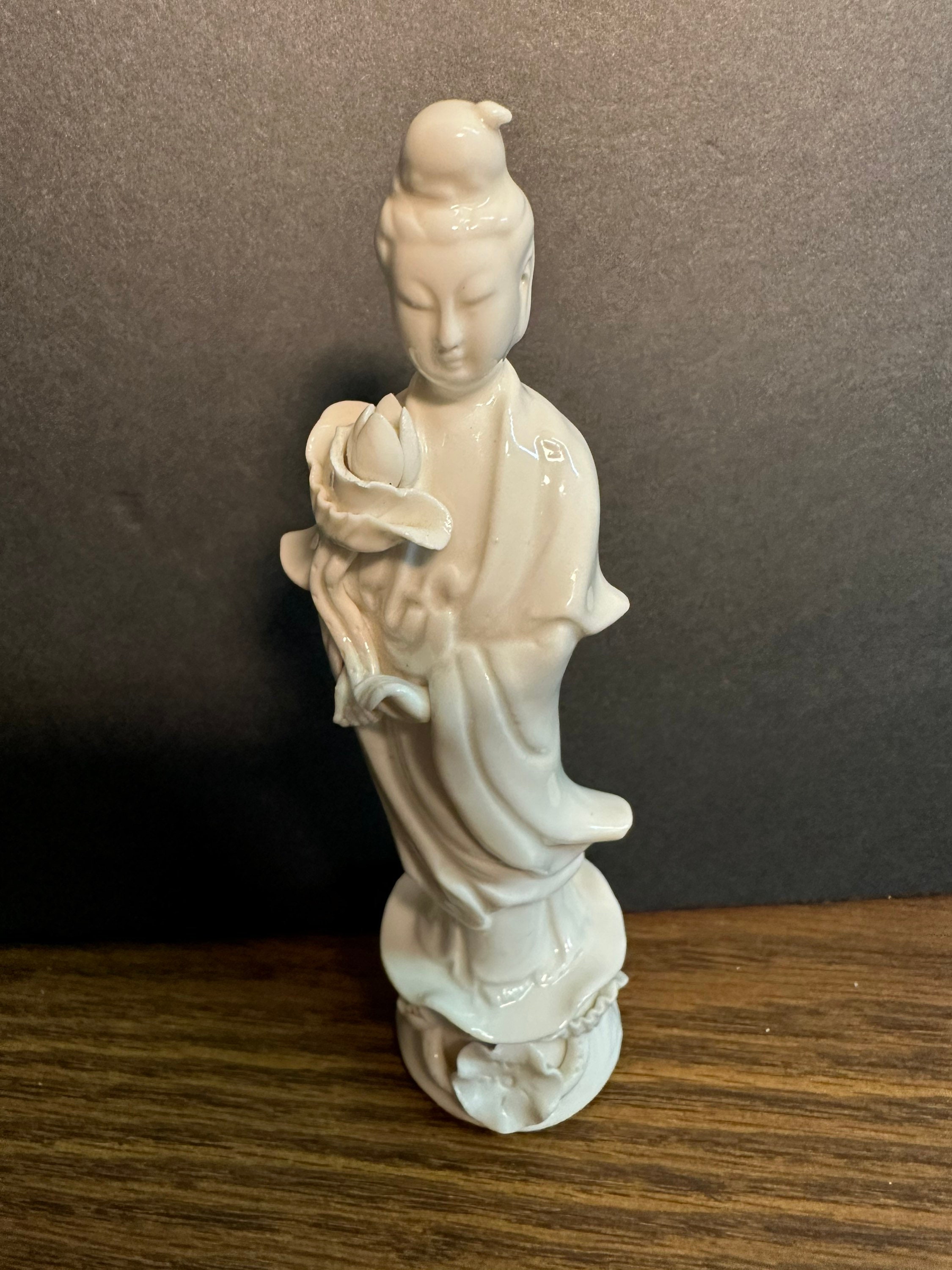 1900s Chinese Antique Dehua Blanc De Chine Figure of Guanyin. 6.5 - Etsy