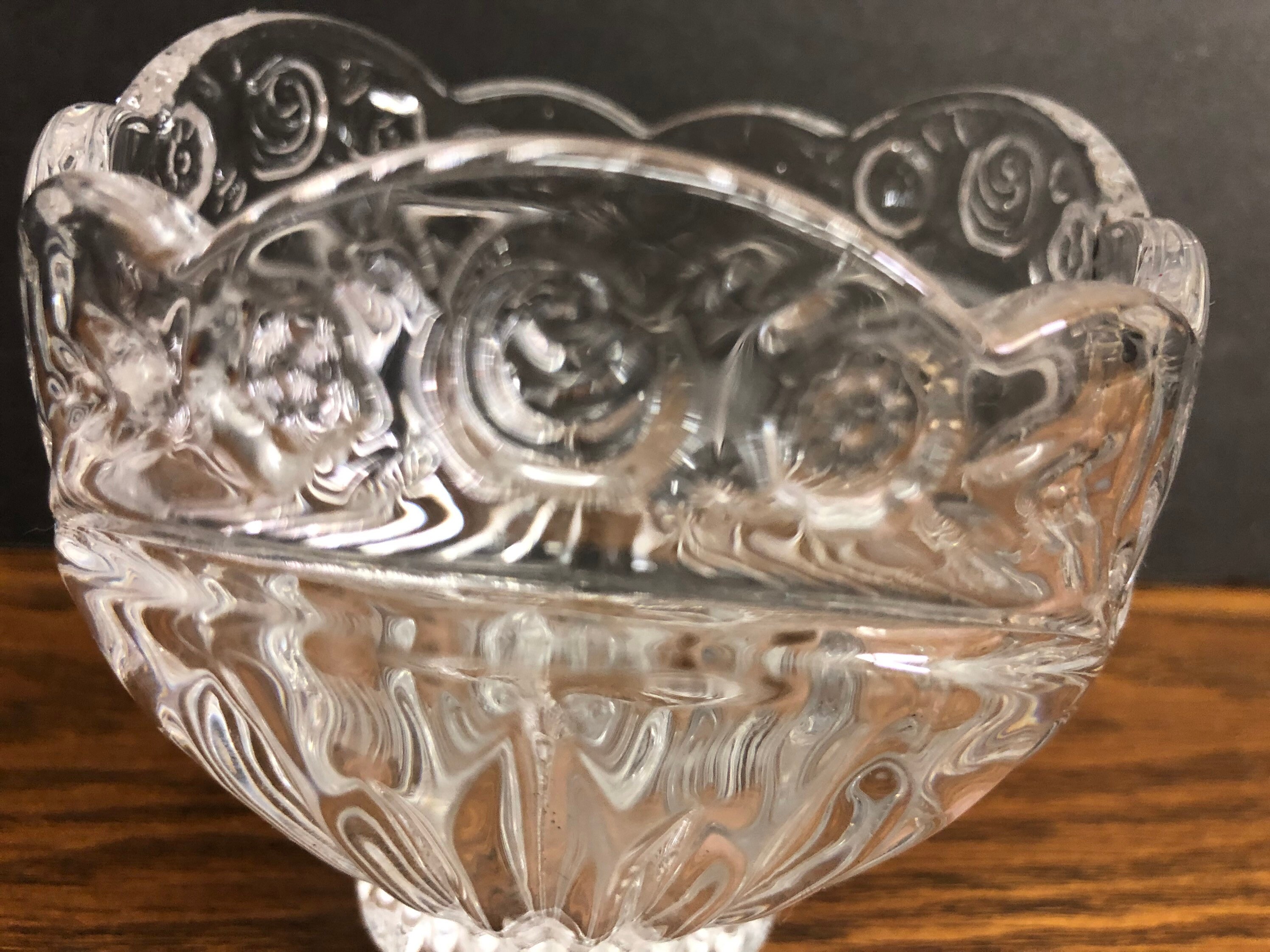 Oneida Crystal Potpourri Bowl Southern Garden Rose | Etsy