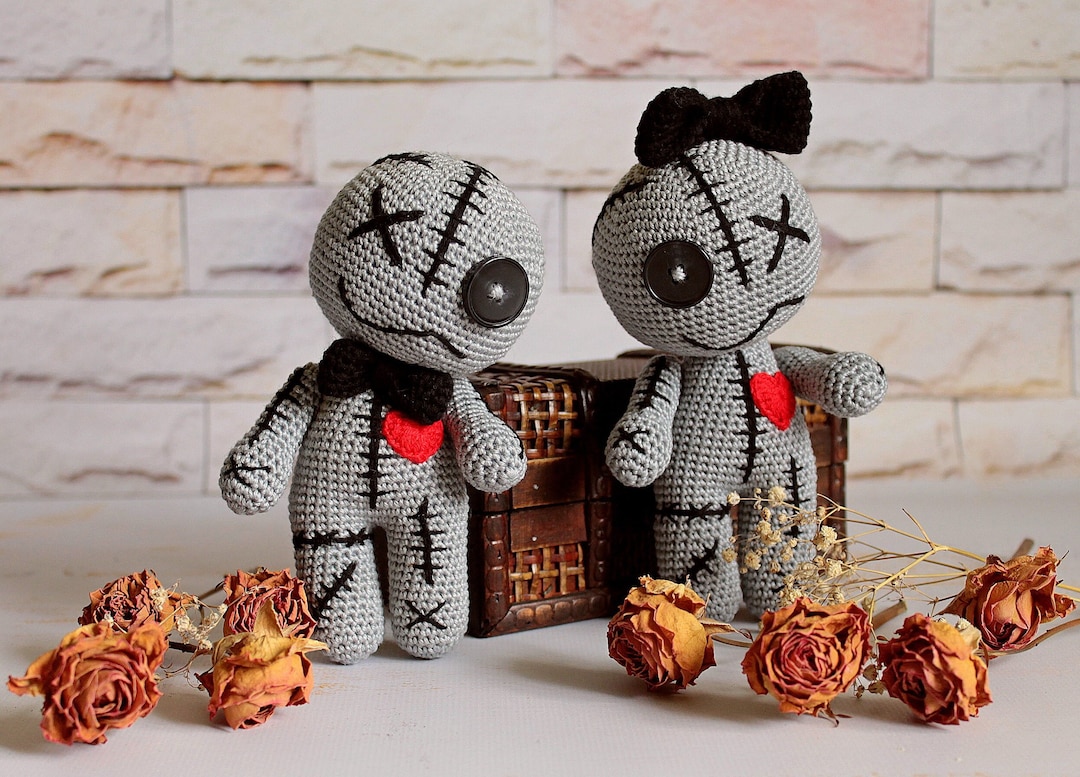Crochet Creepy Voodoo Doll Horror Scary Doll Thinking of You Gift ...