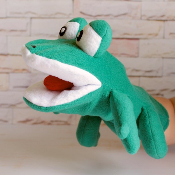 Frog Hand Puppet - Etsy