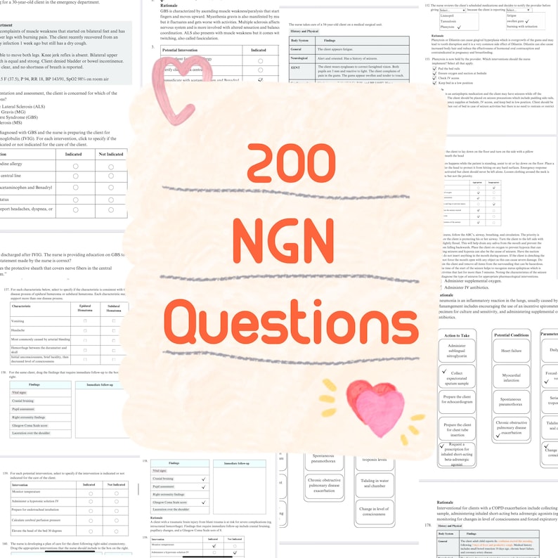 Next Generation NCLEX (NGN) Questions, Nursingschool, Nursingstudent ...