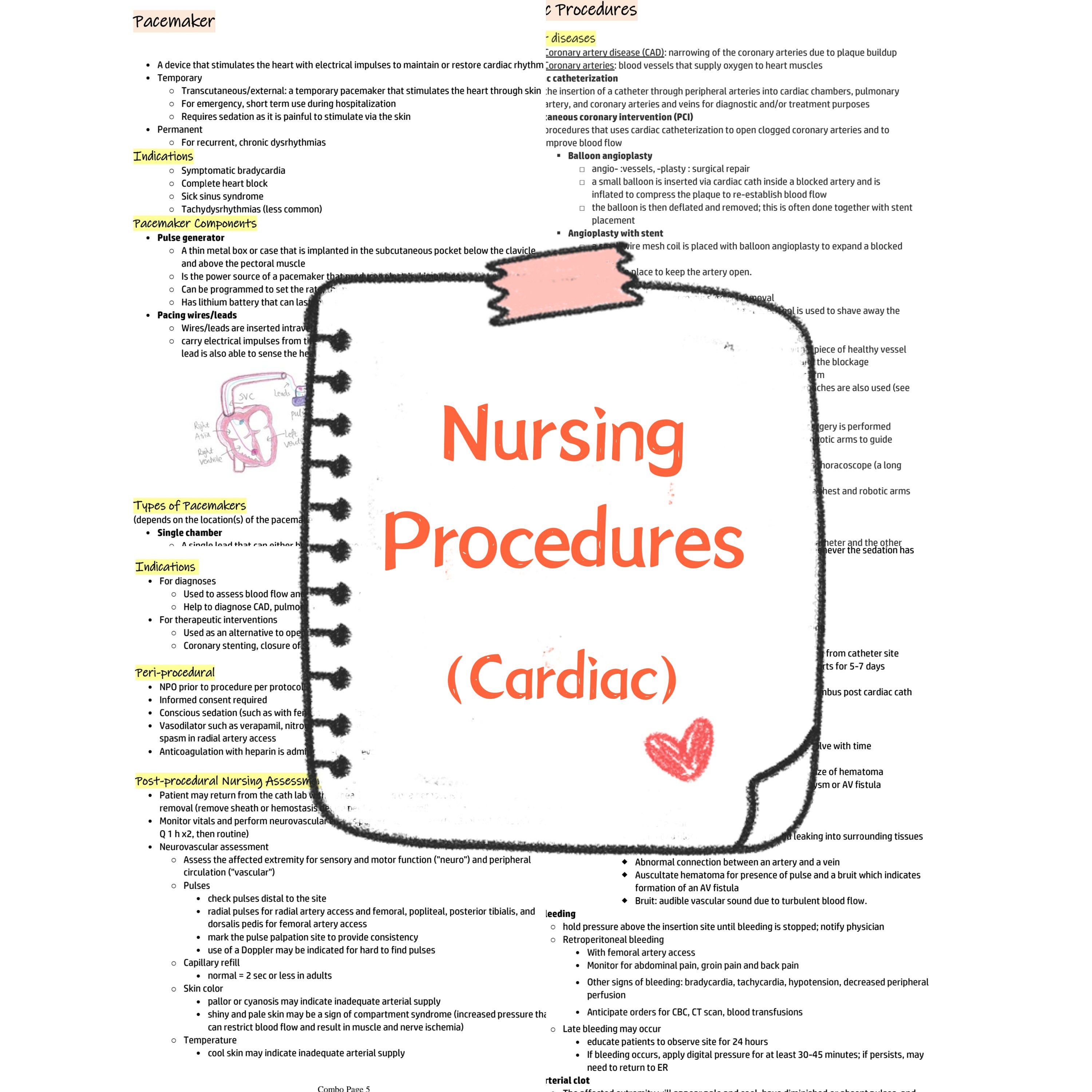 Procedures & Tests for the Cardiac System, Clinical Procedures Nurses ...