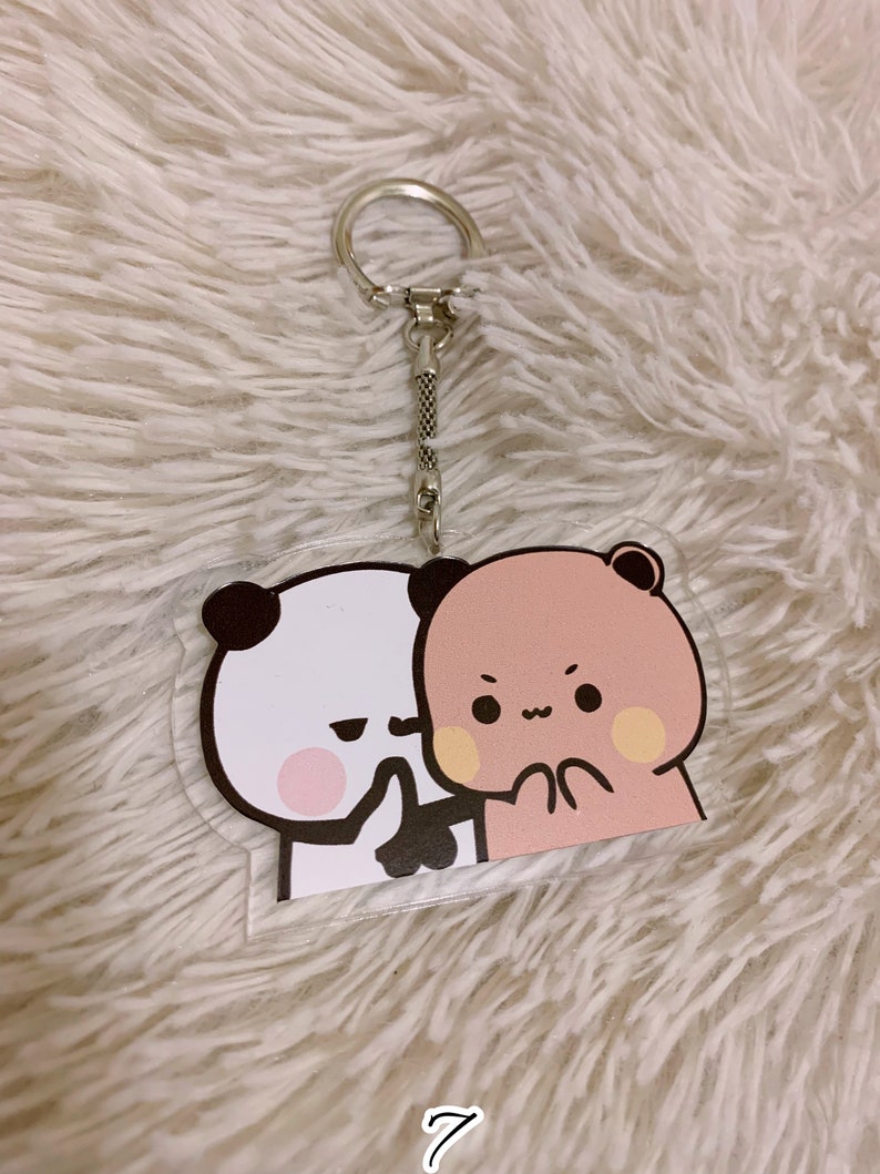 Keychain, Lovely, Dudu Bubu, Couple, Love, Gift, Present, Cute, One ...
