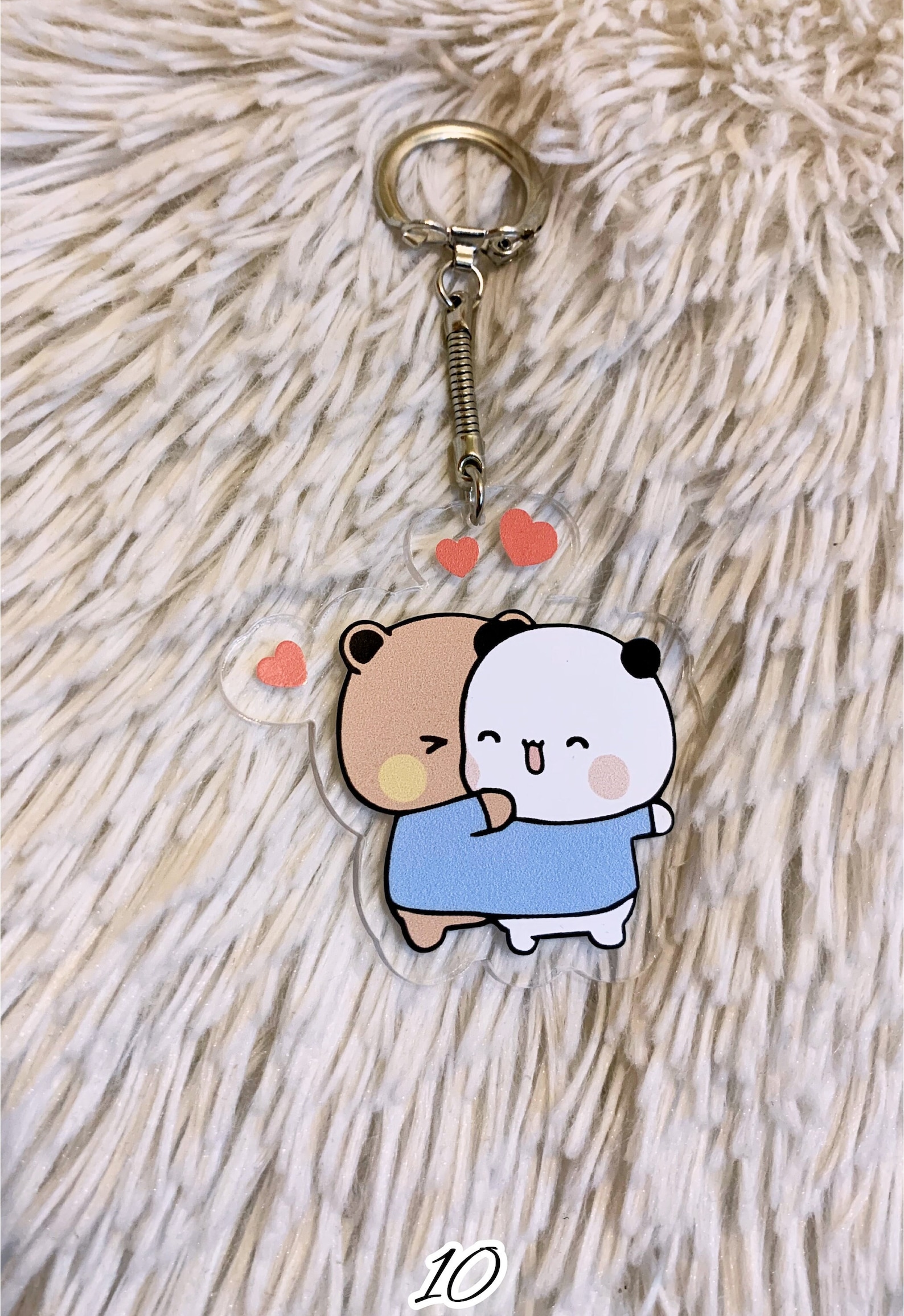 Keychain, Lovely, Dudu Bubu, Couple, Love, Gift, Present, Cute, One ...