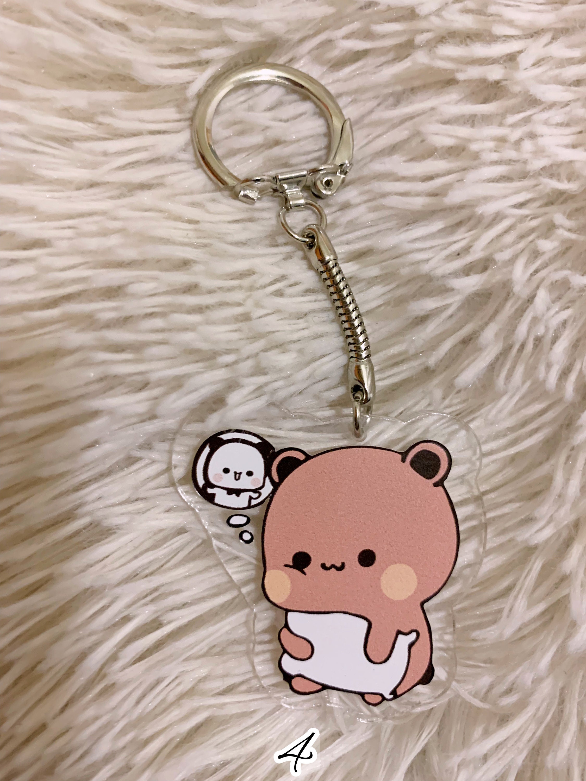 Keychain, Lovely, Dudu Bubu, Couple, Love, Gift, Present, Cute, One ...